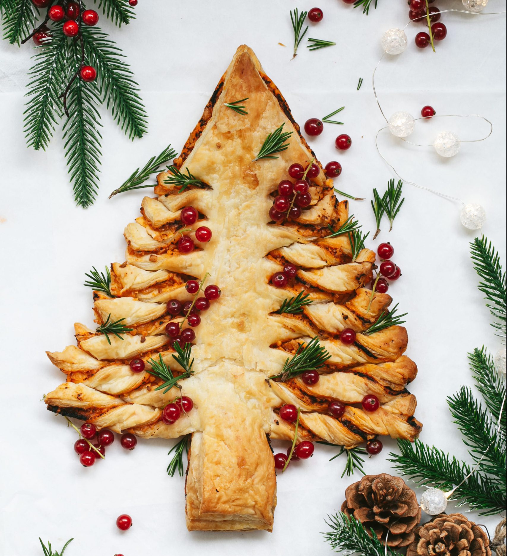 Puff Pastry Christmas Tree - WildWestLand
